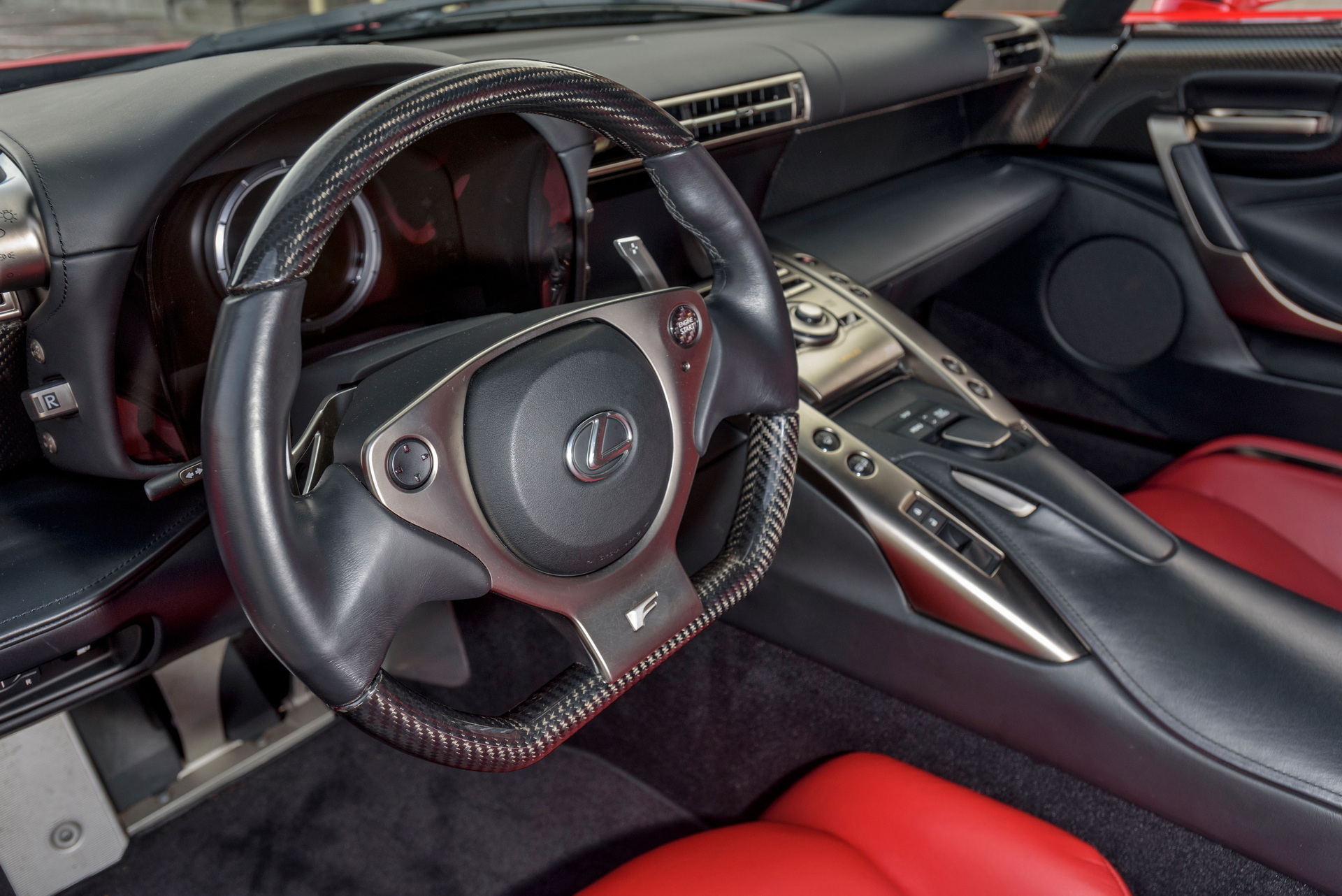 Low Mileage, Red-On-Red Lexus LFA Has A Unique Spec And Can Now Be ...