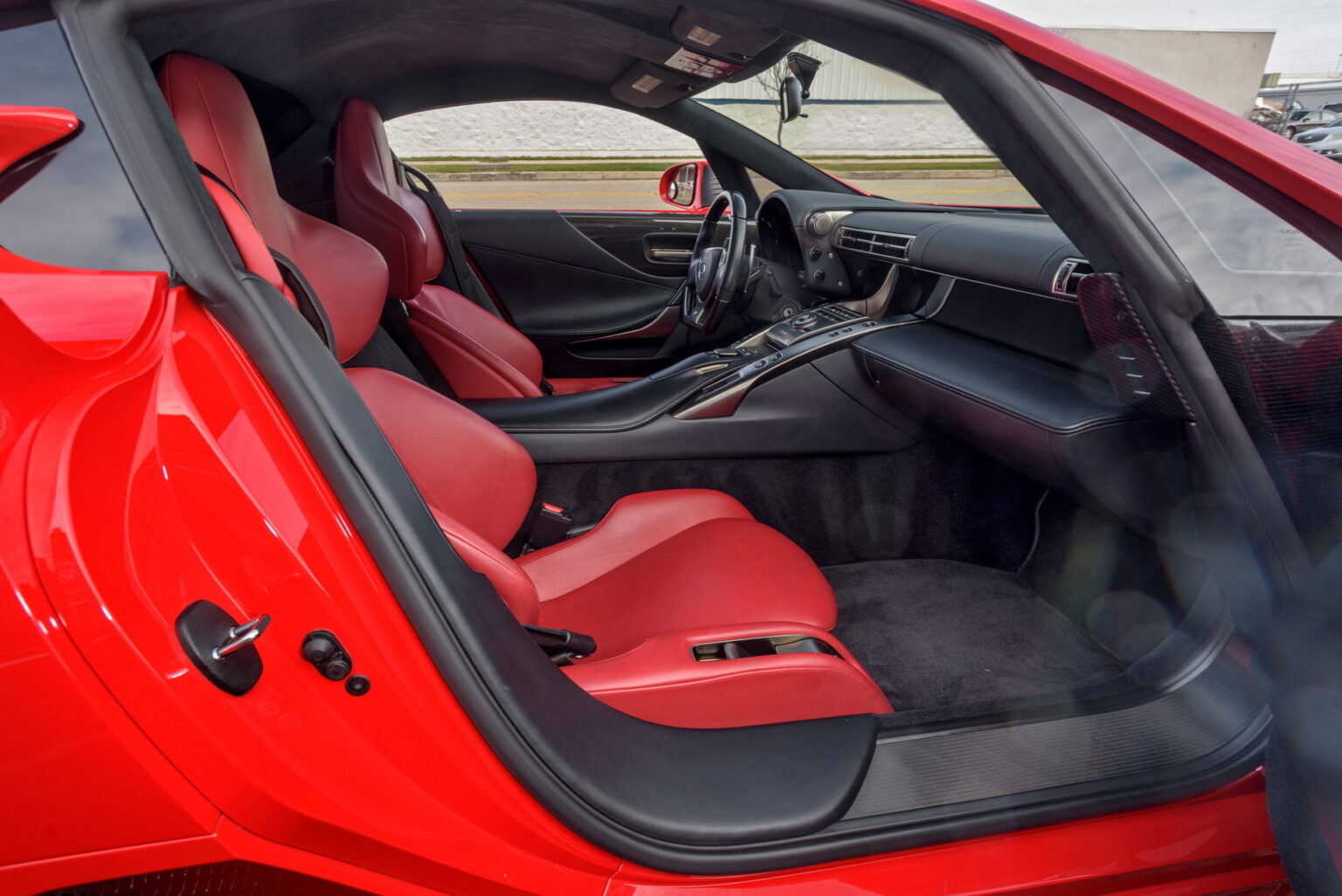 Low Mileage, Red-On-Red Lexus LFA Has A Unique Spec And Can Now Be ...