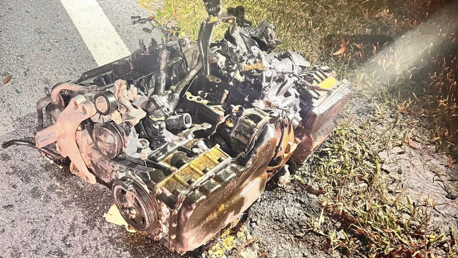 Florida Crash With Tesla Was So Violent, An Engine Wound Up 50 Yards ...