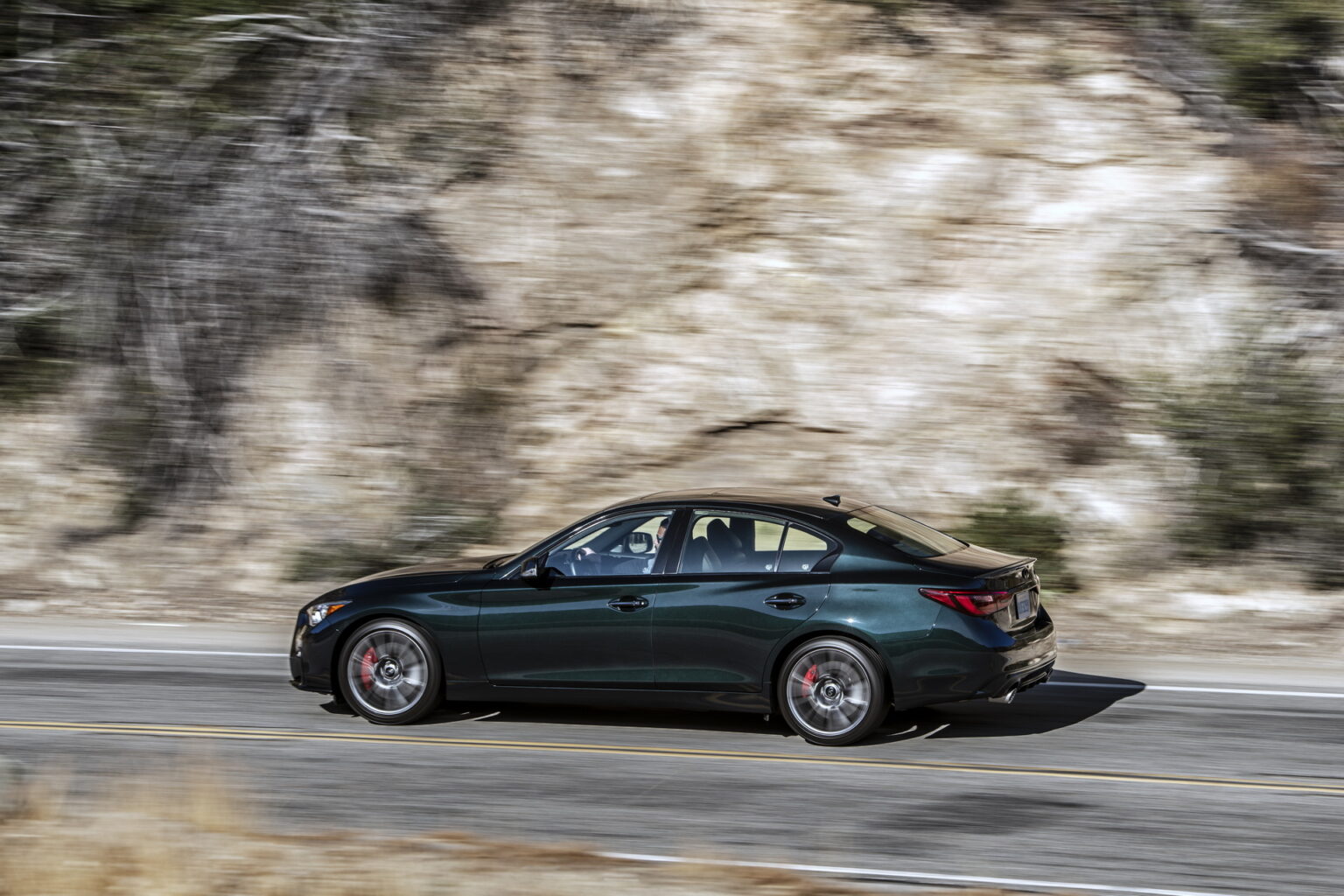 Infiniti Debuts Color-Shifting Black Opal Paint On 2023 Q50 Red Sport ...
