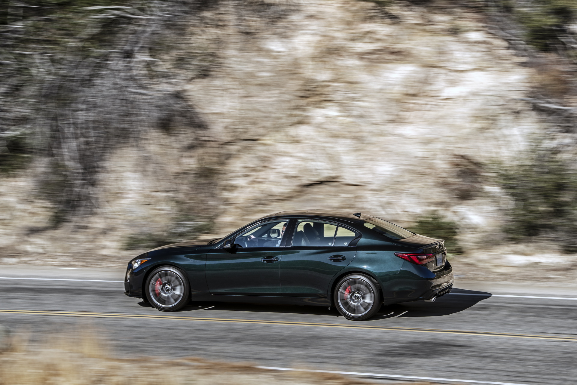 Infiniti Debuts Color-Shifting Black Opal Paint On 2023 Q50 Red Sport ...