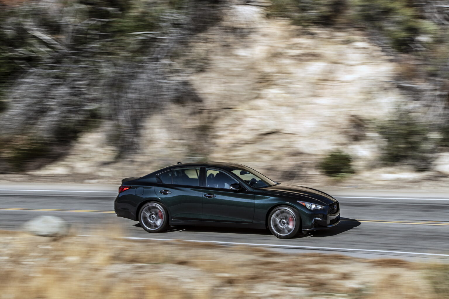Infiniti Debuts Color-Shifting Black Opal Paint On 2023 Q50 Red Sport ...