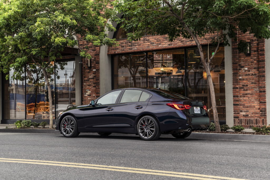 Infiniti Debuts Color-Shifting Black Opal Paint On 2023 Q50 Red Sport ...
