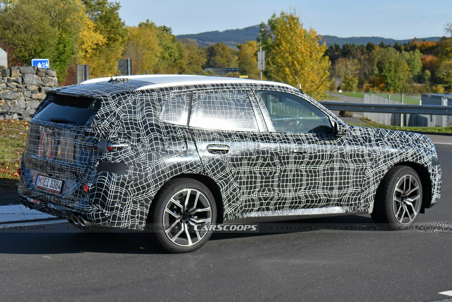 2025 BMW X3 Spied With Curved Display, Minimalist Shifter | Carscoops