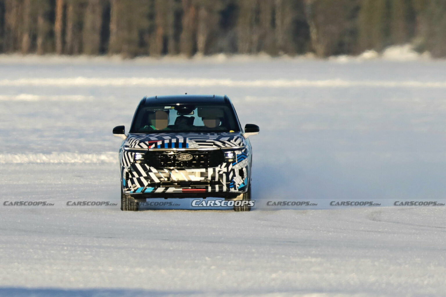 Redesigned 2024 Ford Edge Leaves China For The Arctic Circle | Carscoops