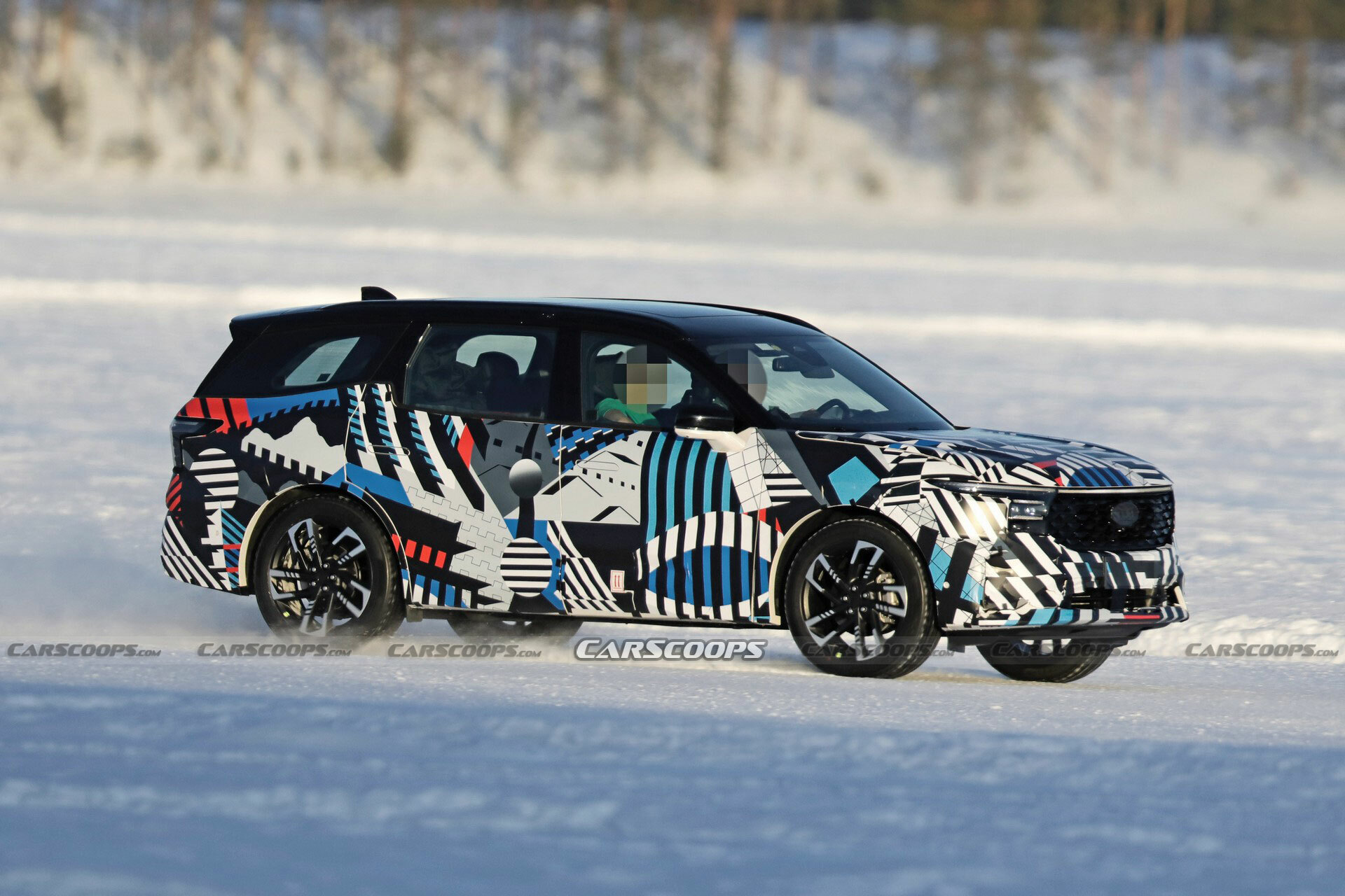 Redesigned 2024 Ford Edge Leaves China For The Arctic Circle | Carscoops