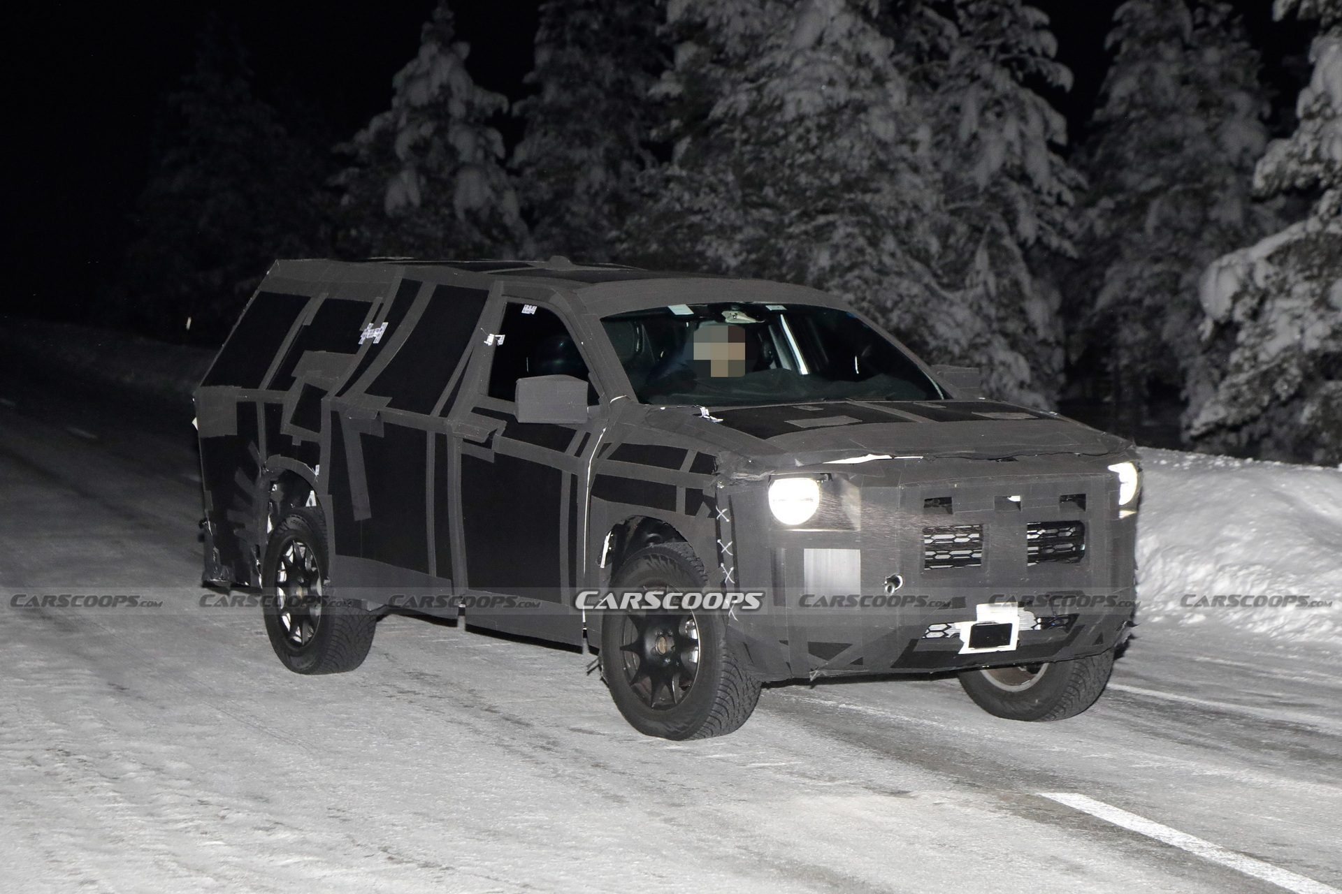 2024 RAM 1200 Pickup For Latin America Spied Hiding Under Cardboard ...