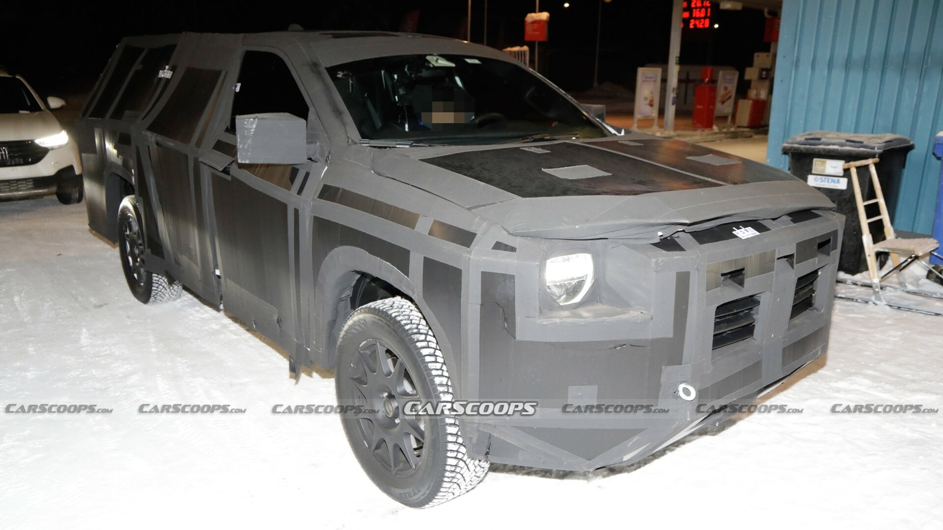 2024 RAM 1200 Pickup For Latin America Spied Hiding Under Cardboard ...
