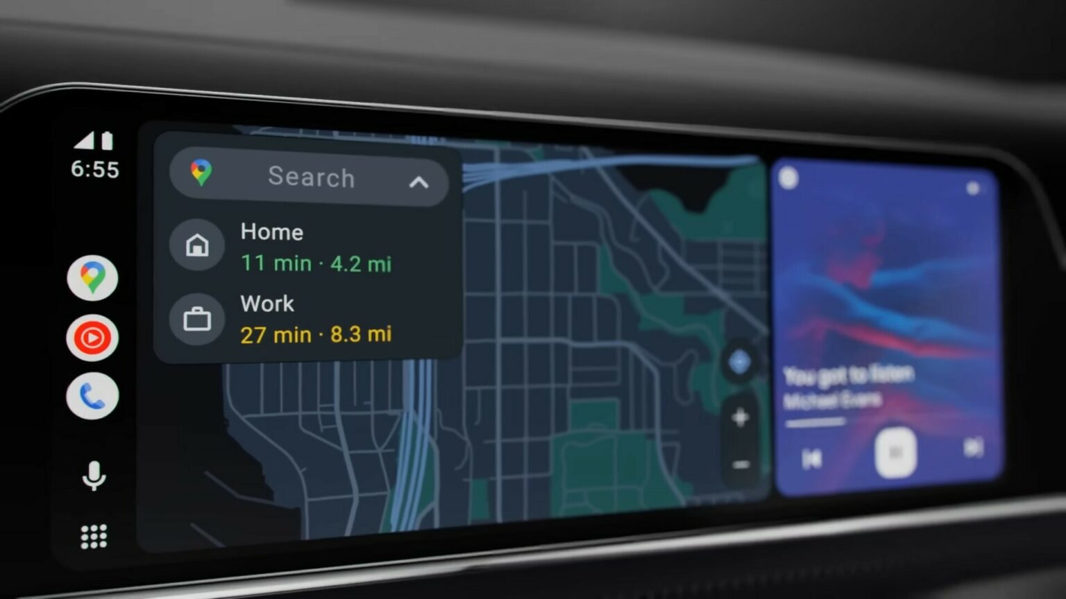 Android Auto Gets Updated Look, New Shortcuts And Seekable Media Bar ...