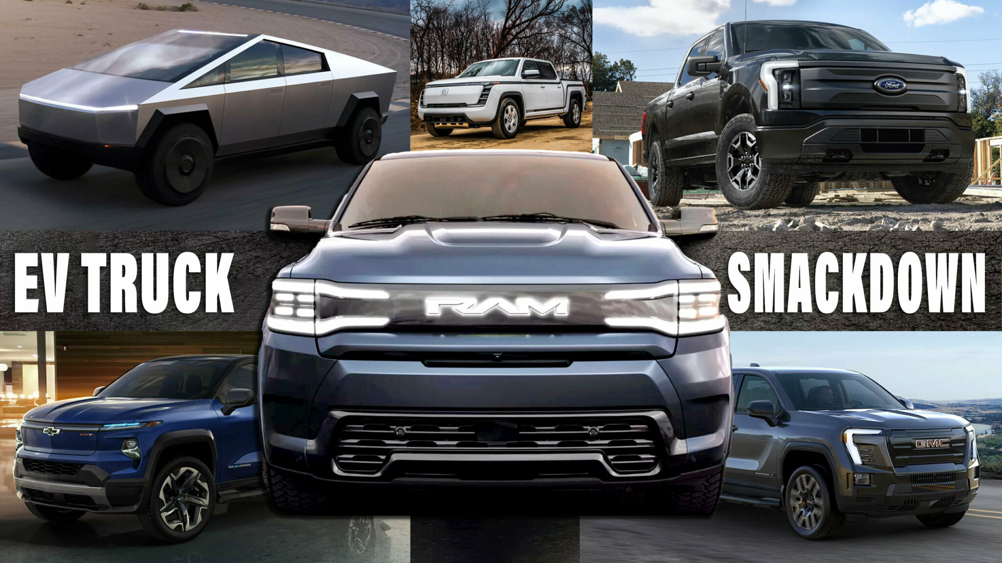 New Ram 1500 REV Comparison vs. Top Electric Trucks From Ford, Chevy ...