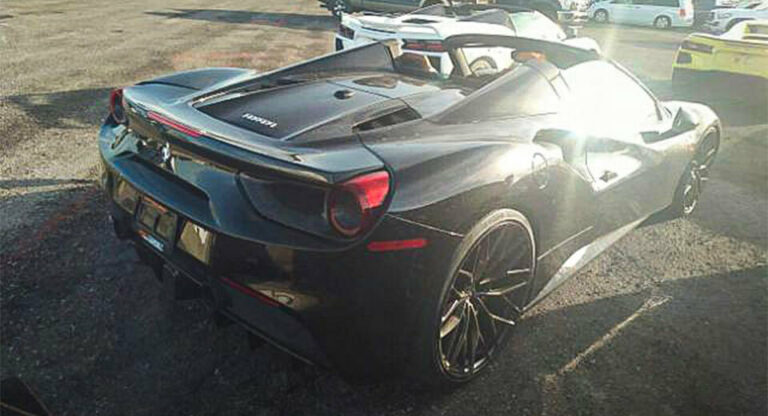 This Poor Ferrari 488 Spider Is Another Victim Of Florida’s Hurricane ...