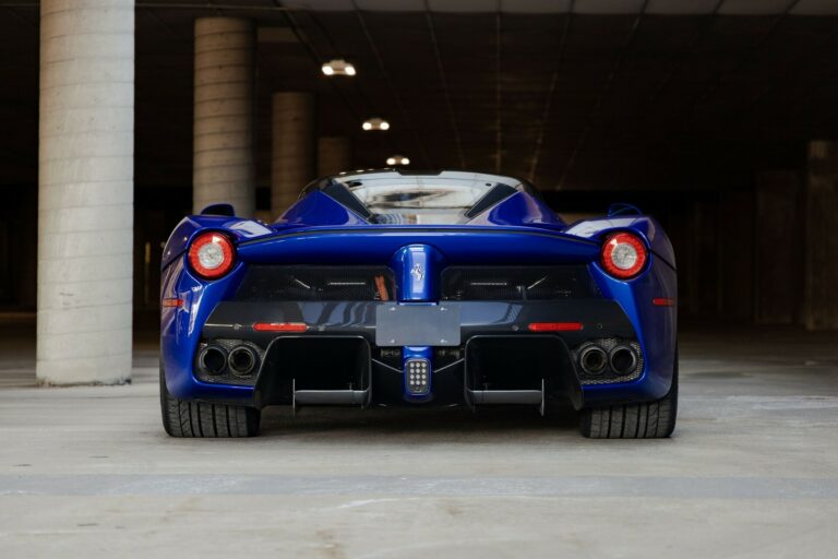 This Is The Only Ferrari LaFerrari Finished In Blue Elettrico Over A ...
