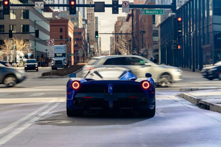 This Is The Only Ferrari LaFerrari Finished In Blue Elettrico Over A ...