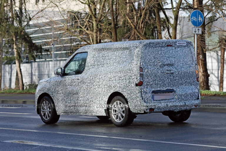 2024 Ford Transit Courier Spied With Production Body For The First Time ...