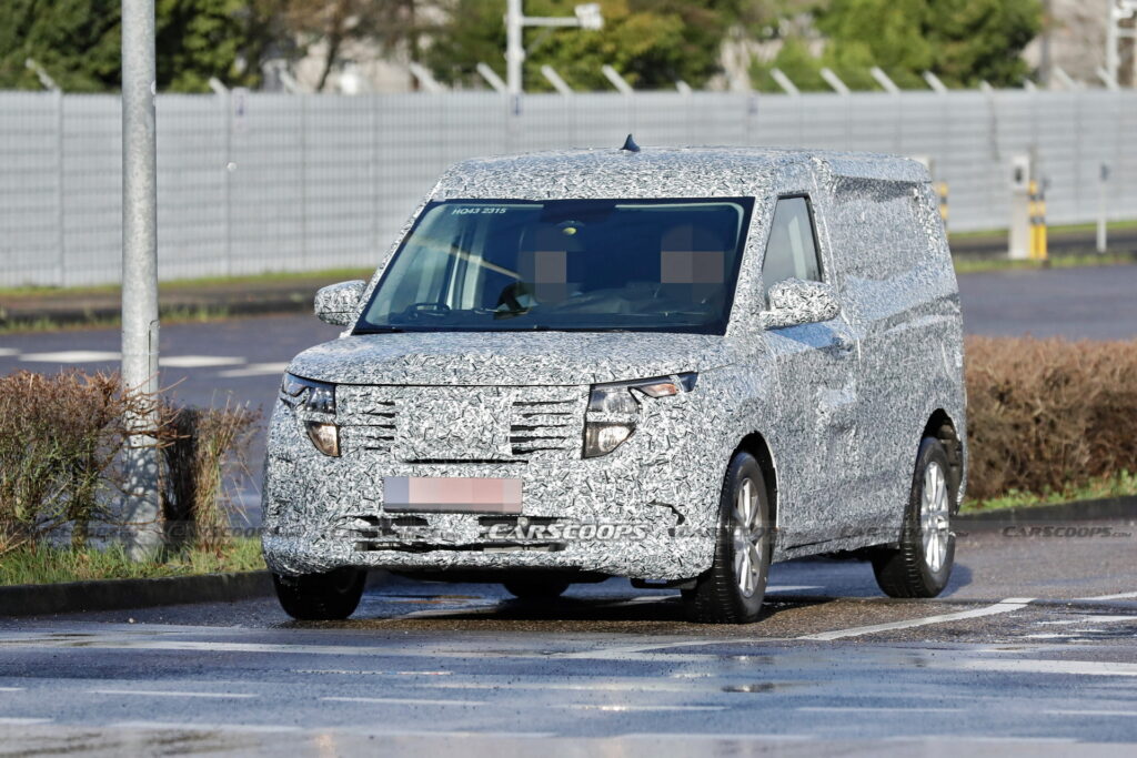 2024 Ford Transit Courier Spied With Production Body For The First Time ...
