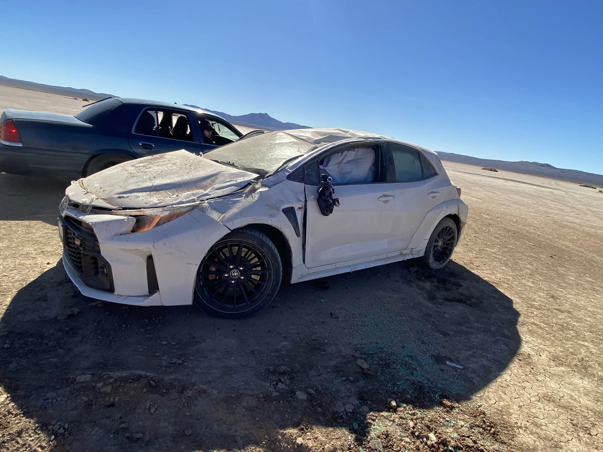 Pour One Out For The First Known 2023 GR Corolla Crash | Carscoops