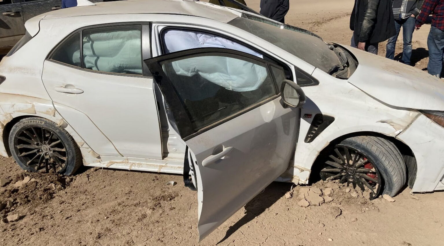 Pour One Out For The First Known 2023 GR Corolla Crash | Carscoops
