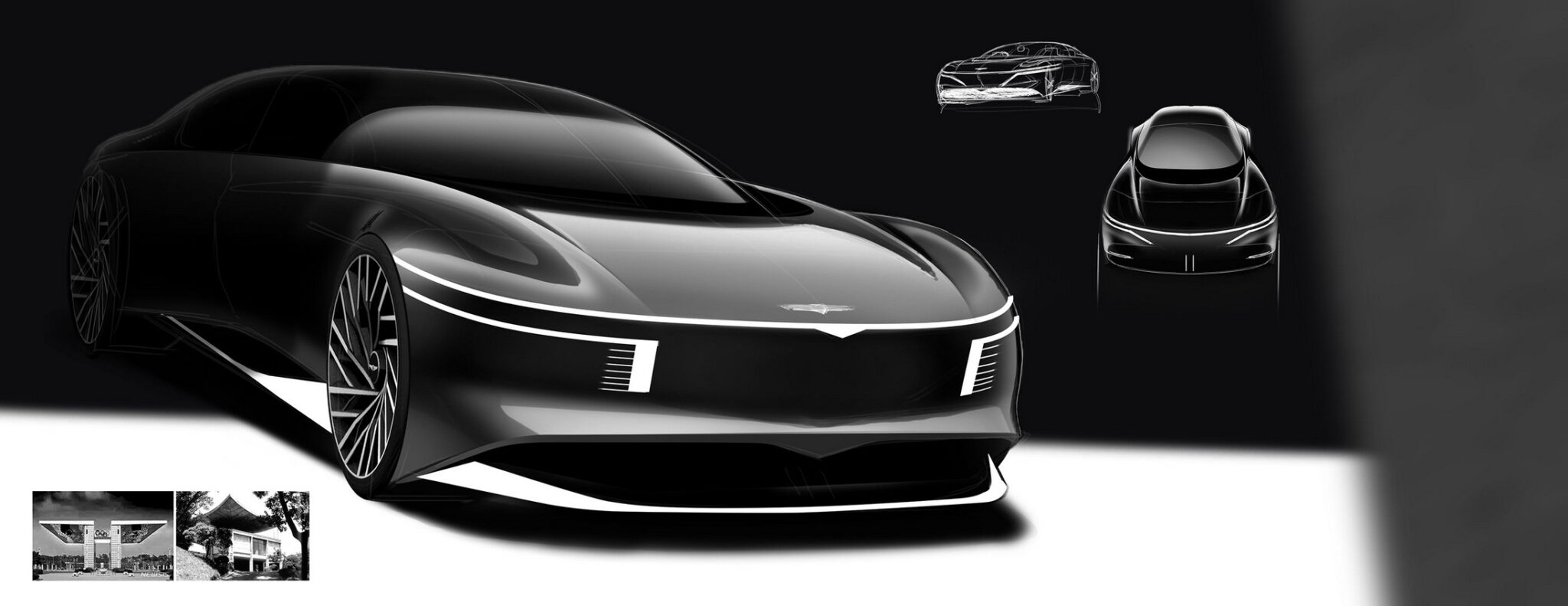 Genesis X Luxury Sedan Render Imagines A Korean Maybach And Bentley ...