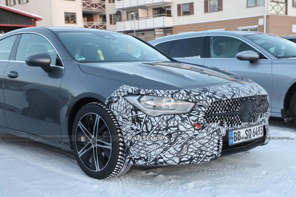 2024 Mercedes CLA Facelift Teased Ahead Of Jan 18 Debut | Carscoops