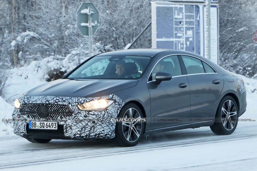 2024 Mercedes CLA Facelift Teased Ahead Of Jan 18 Debut | Carscoops