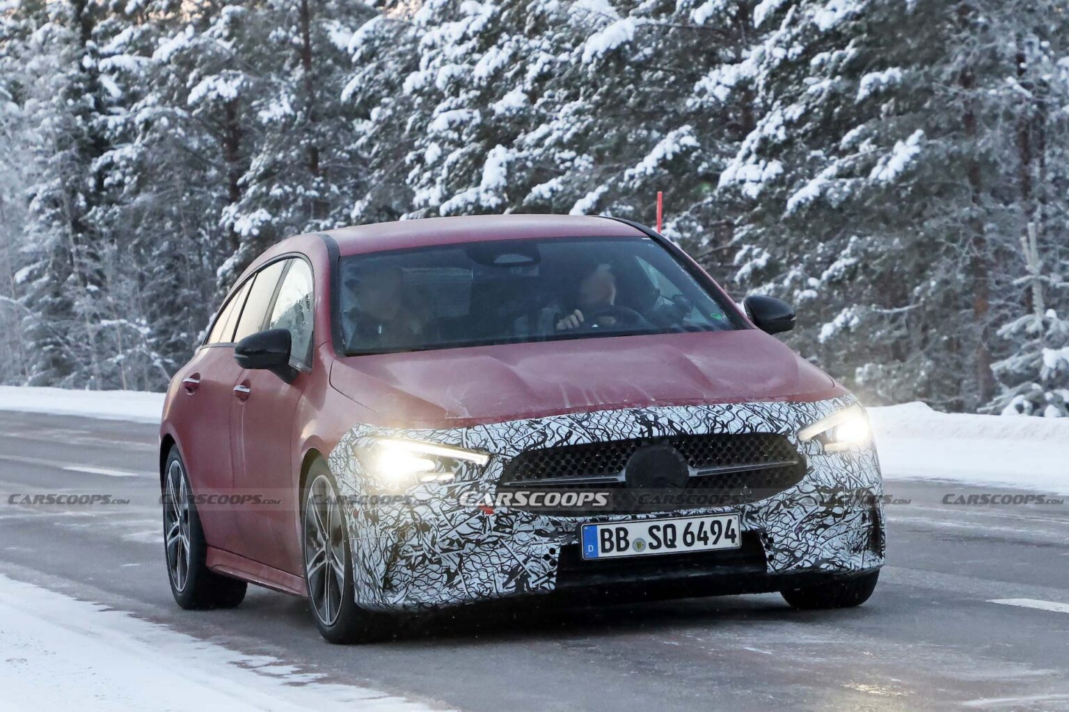 2024 Mercedes CLA Facelift Teased Ahead Of Jan 18 Debut | Carscoops