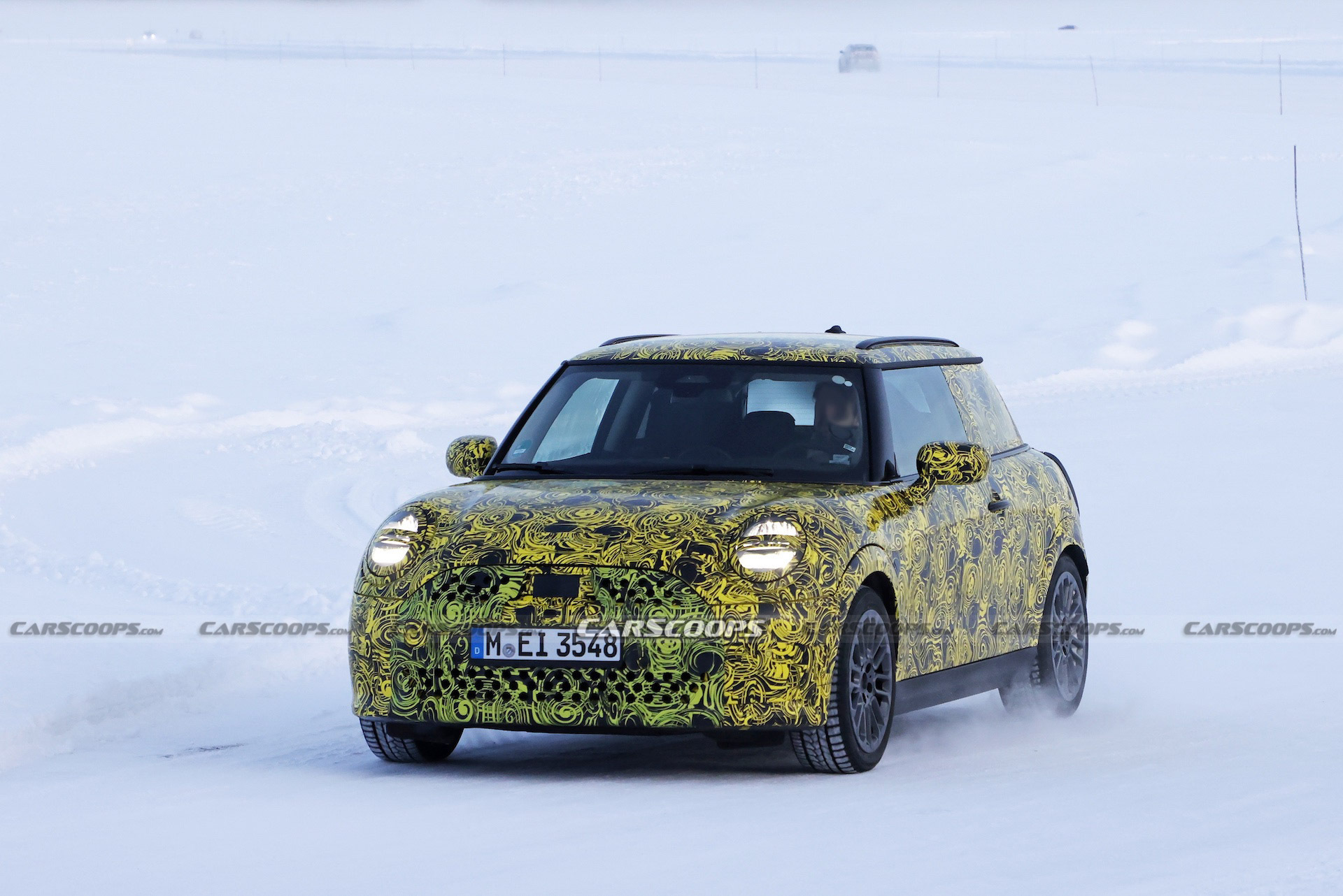 2024 Mini Hatch Will Share Leaked EV Version’s Weird Triangular Rear ...