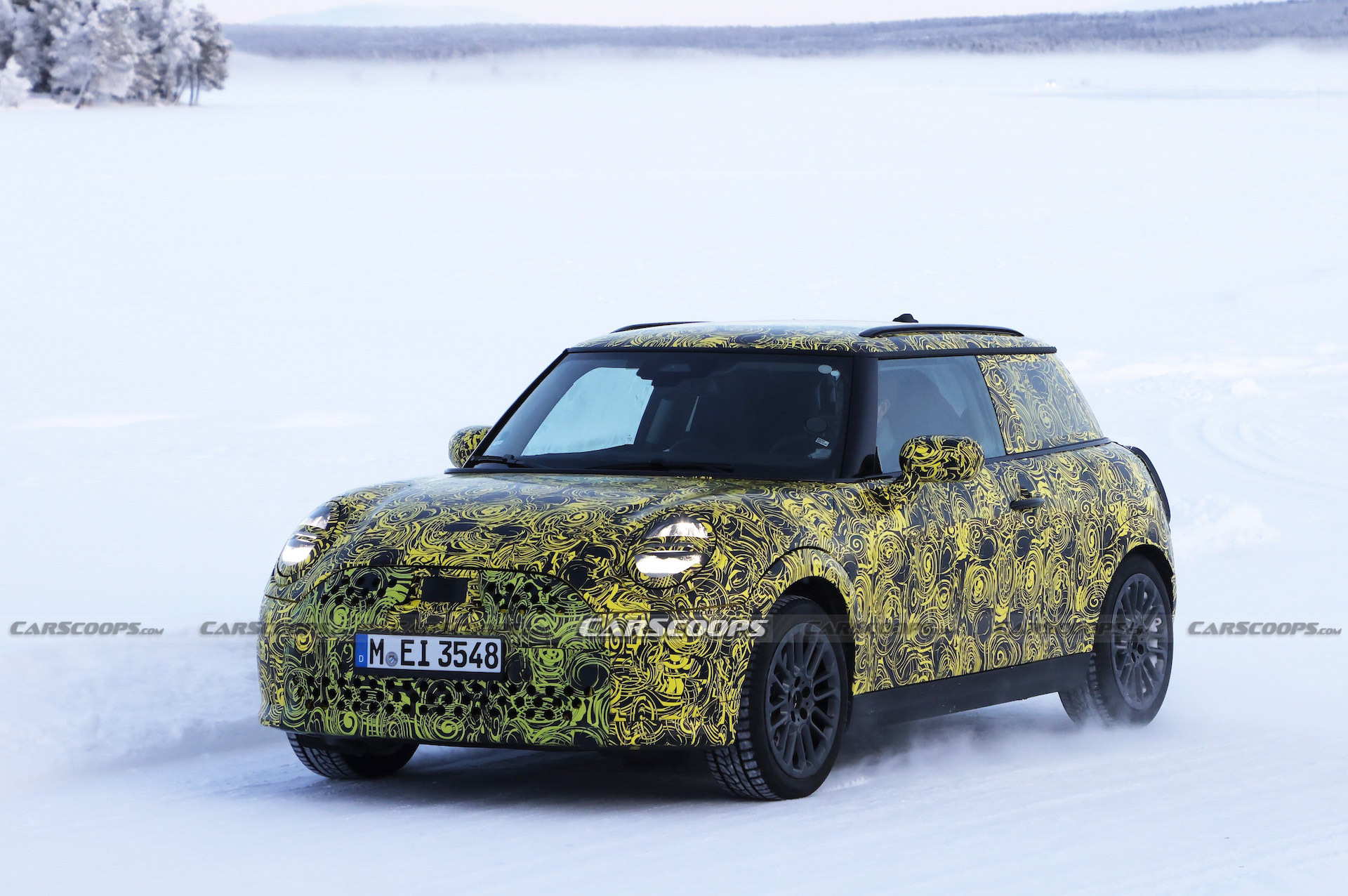 2024 Mini Hatch Will Share Leaked EV Version’s Weird Triangular Rear ...