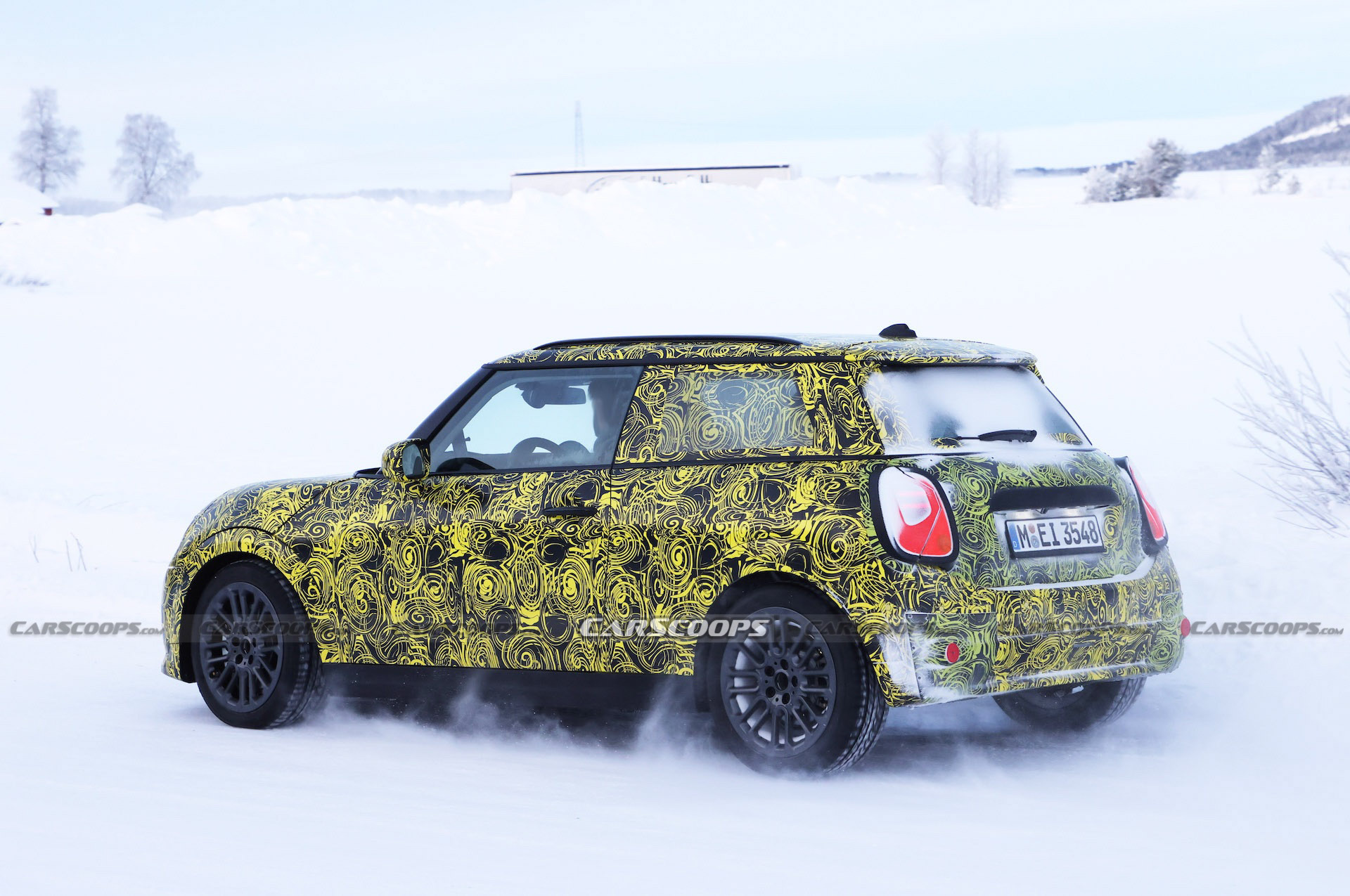 2024 Mini Hatch Will Share Leaked EV Version’s Weird Triangular Rear ...