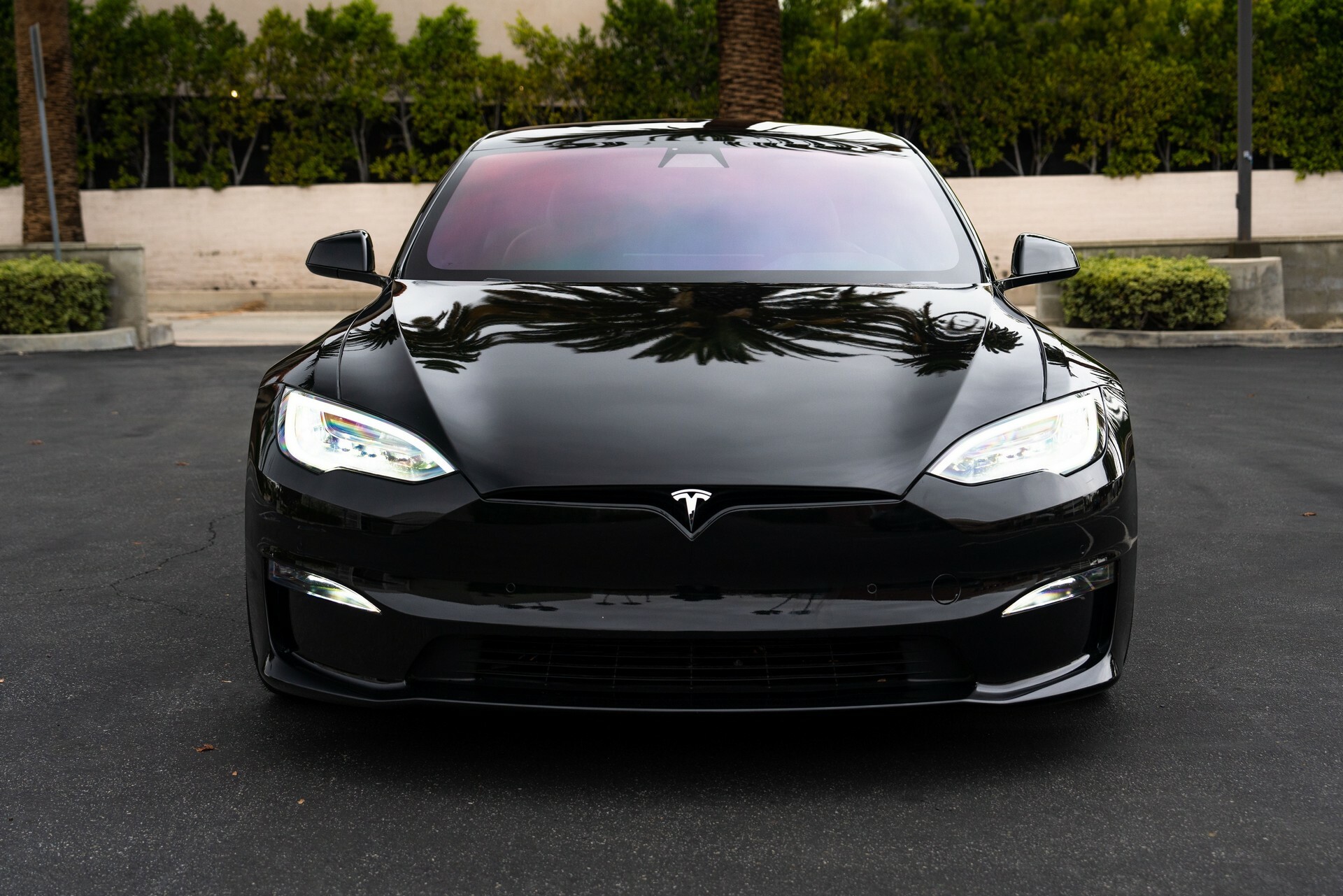 What Do You Think Of This Tesla Model S Plaid On Big Dish Wheels ...