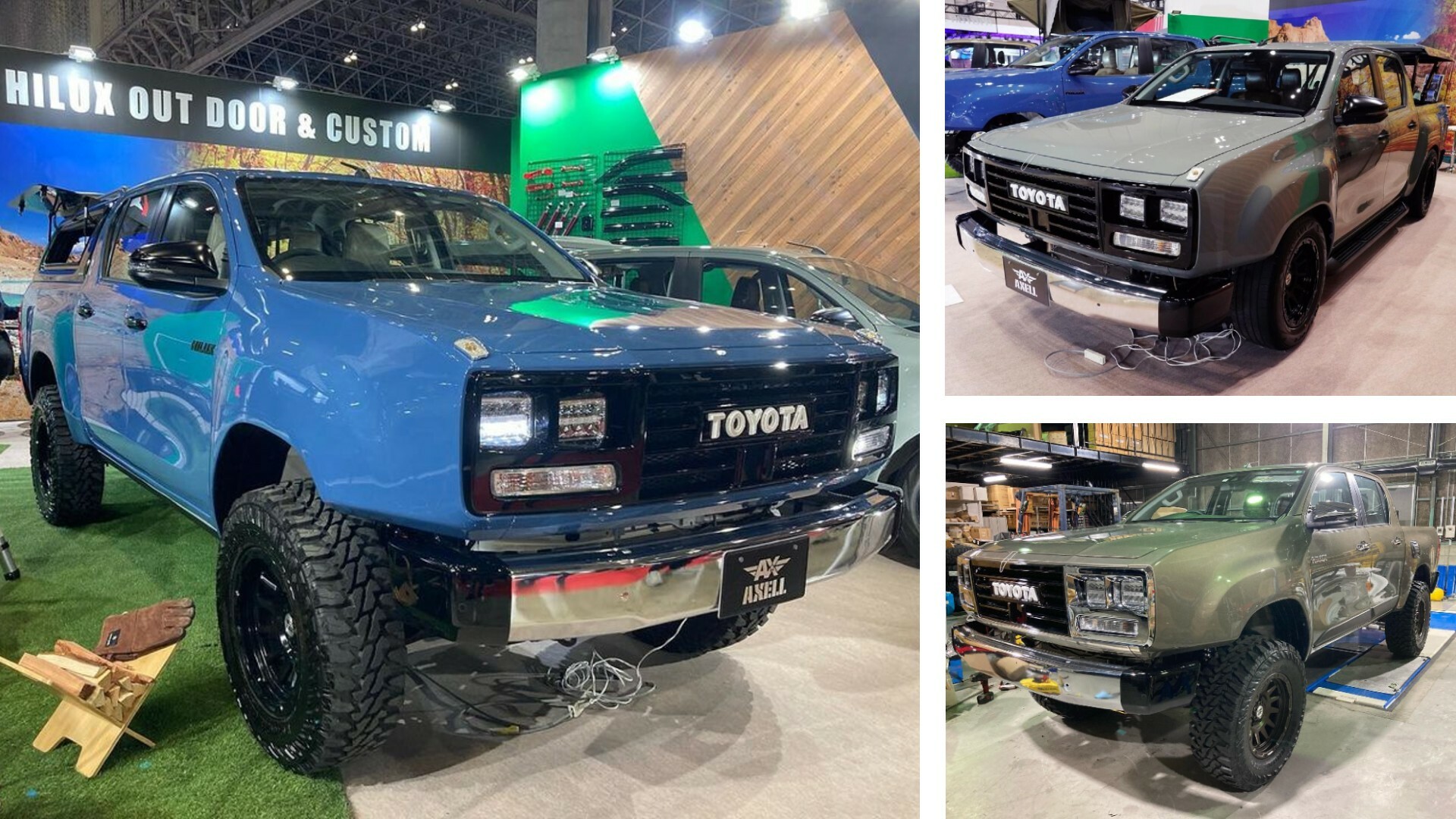 Toyota Hilux Gets A Retro Nose Job With The Brody Front Clip | Carscoops