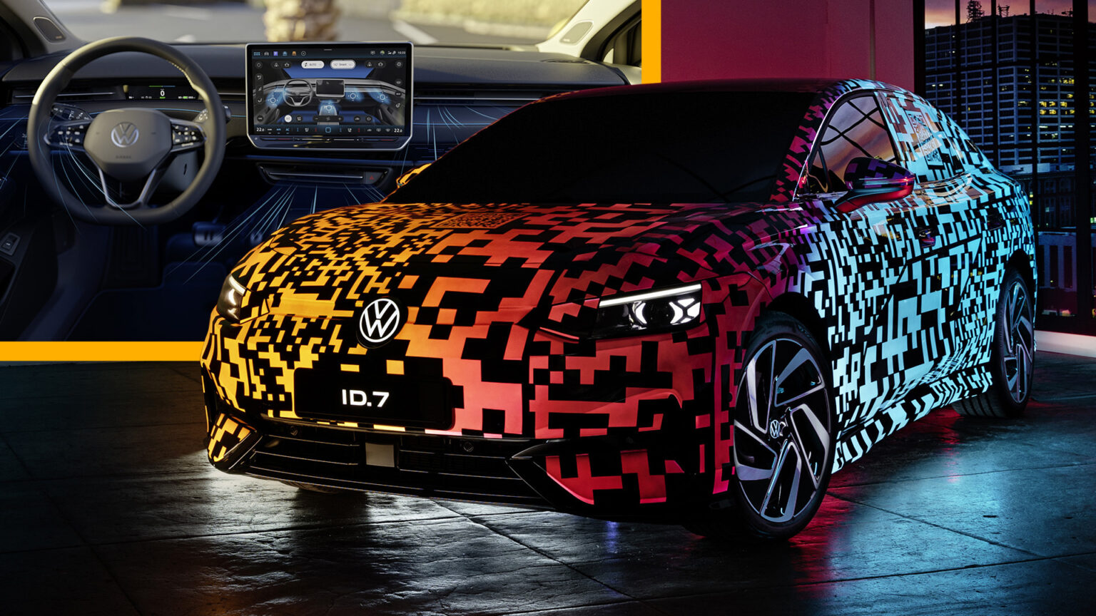 2024 VW ID.7 Electric Sedan Comes To CES With Up To 435-Mile Range ...