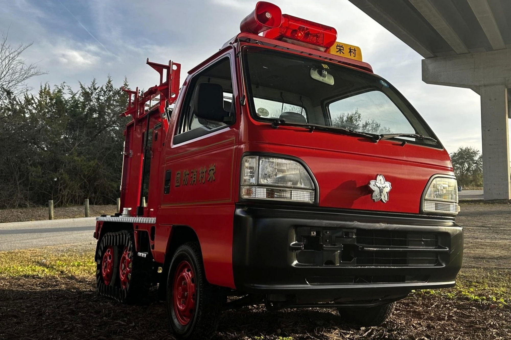Live Your Childhood Dreams With Rare 1996 Honda Acty Crawler 6×6 Fire ...