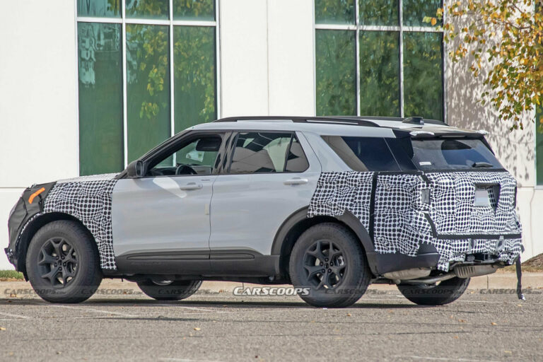 Facelifted 2024 Ford Explorer Spied With Revised Styling And New Tech ...