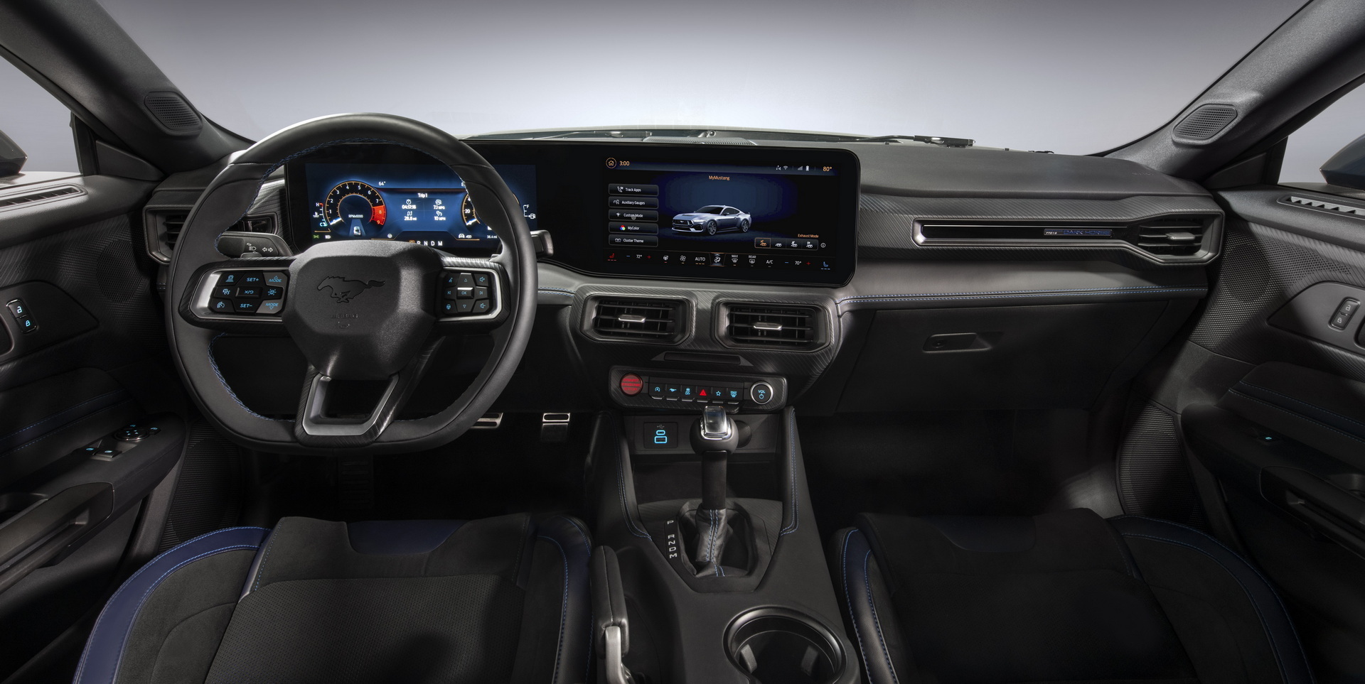 2024 Ford Mustang Dark Horse Comes With Color-Shifting Blue Paint, See ...