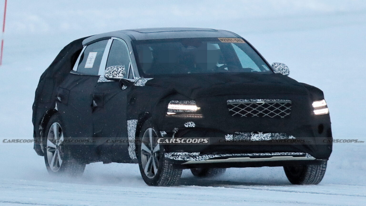 2024 Genesis GV80 Coupe Spied Outside Korea For The First Time | Carscoops