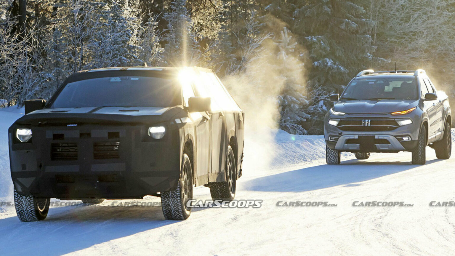 2024 Ram 1200 Spied Testing Alongside The Fiat Toro | Carscoops