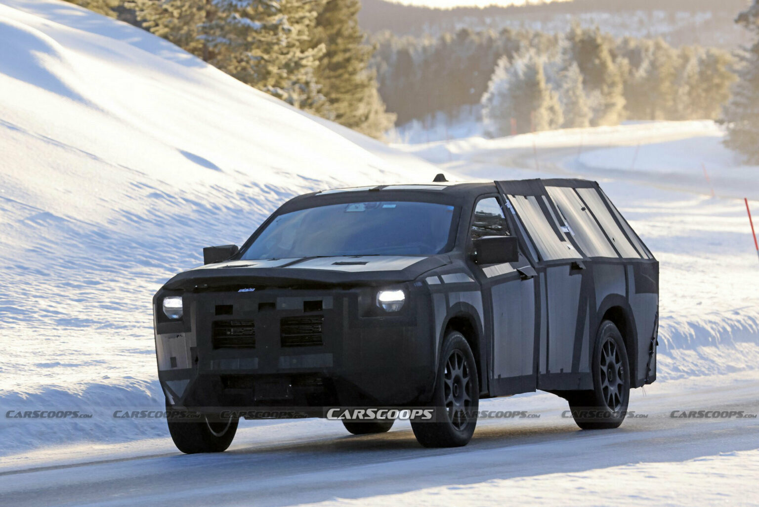 2024 Ram 1200 Spied Testing Alongside The Fiat Toro | Carscoops