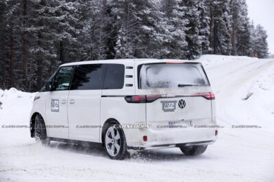 America’s 2024 VW ID. Buzz Long Wheelbase Caught Undisguised | Carscoops