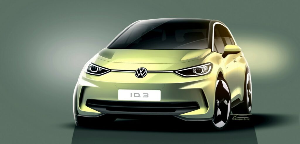 New And Improved VW ID.3 Electric Car Teased, Debuts March 1 | Carscoops
