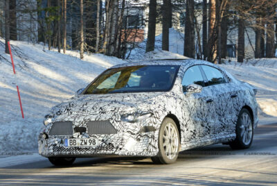 2025 Mercedes CLA Spied With An Electrifying New Design | Carscoops