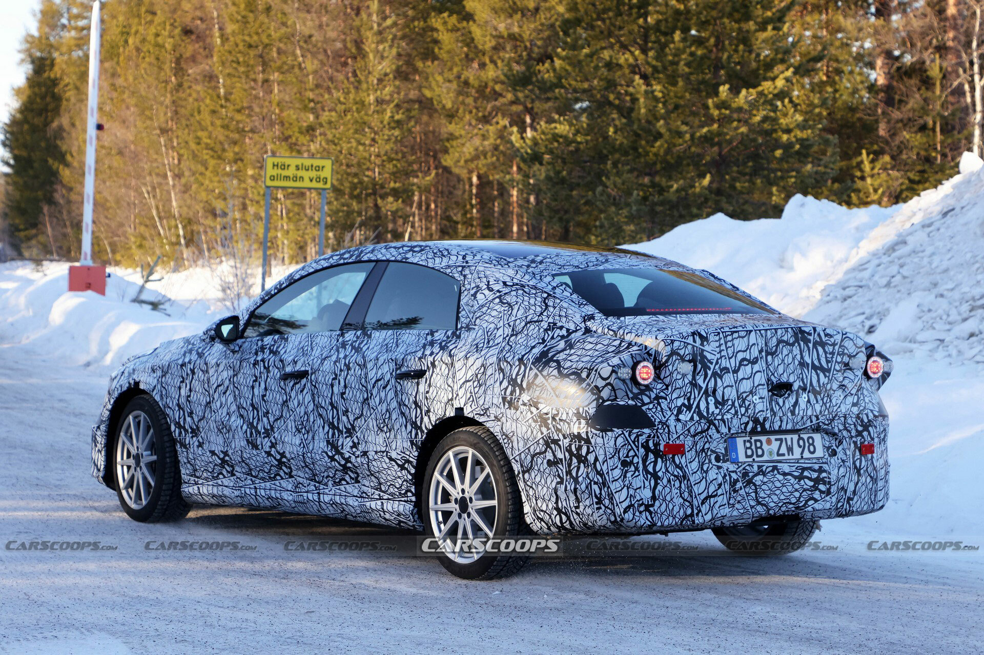 2025 Mercedes CLA Spied With An Electrifying New Design | Carscoops
