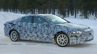 2025 Mercedes CLA Spied With An Electrifying New Design | Carscoops
