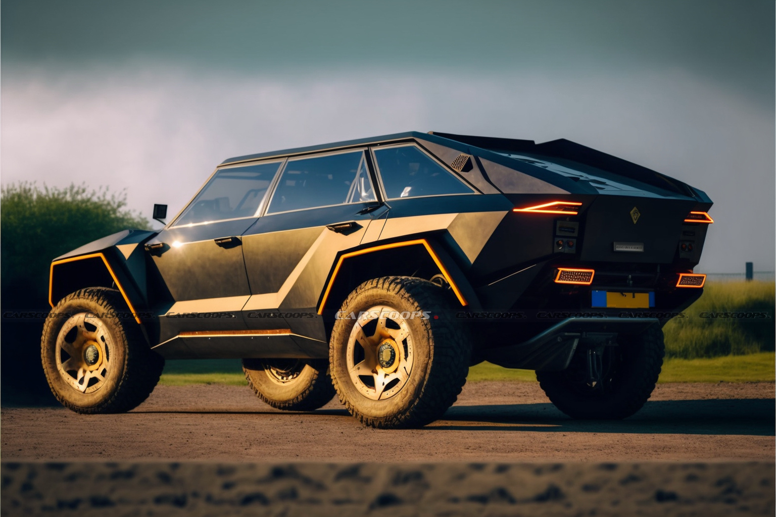 What If Lamborghini Made A New LM003 Instead Of The Urus? | Carscoops