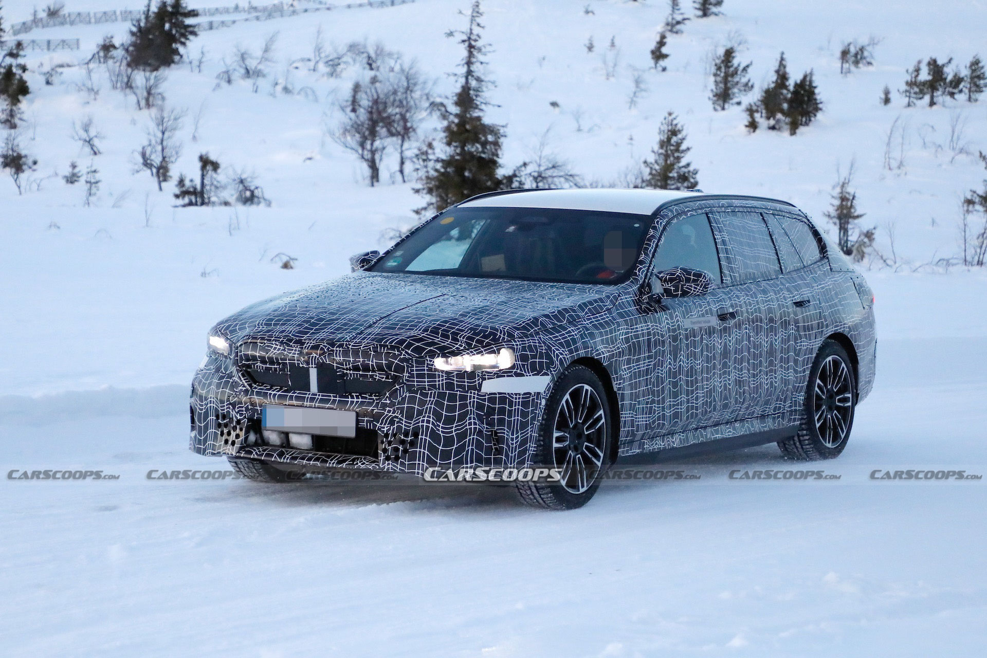 2024 BMW i5 Touring Gives Us A Peek At Its Rear-Axle Steering | Carscoops
