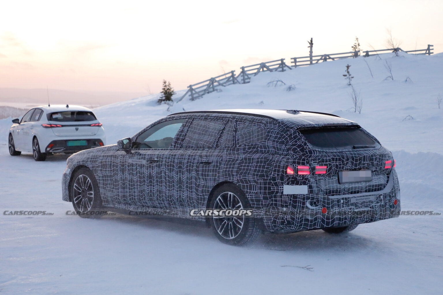 2024 BMW i5 Touring Gives Us A Peek At Its Rear-Axle Steering | Carscoops