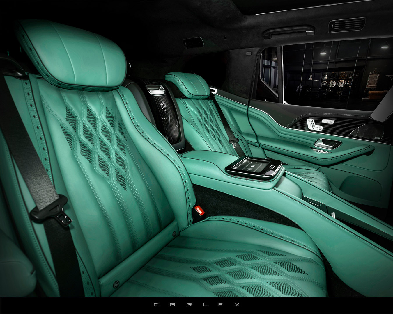 Carlex Turns Up The Glam With Mint Green & Gold Mercedes-Maybach GLS ...