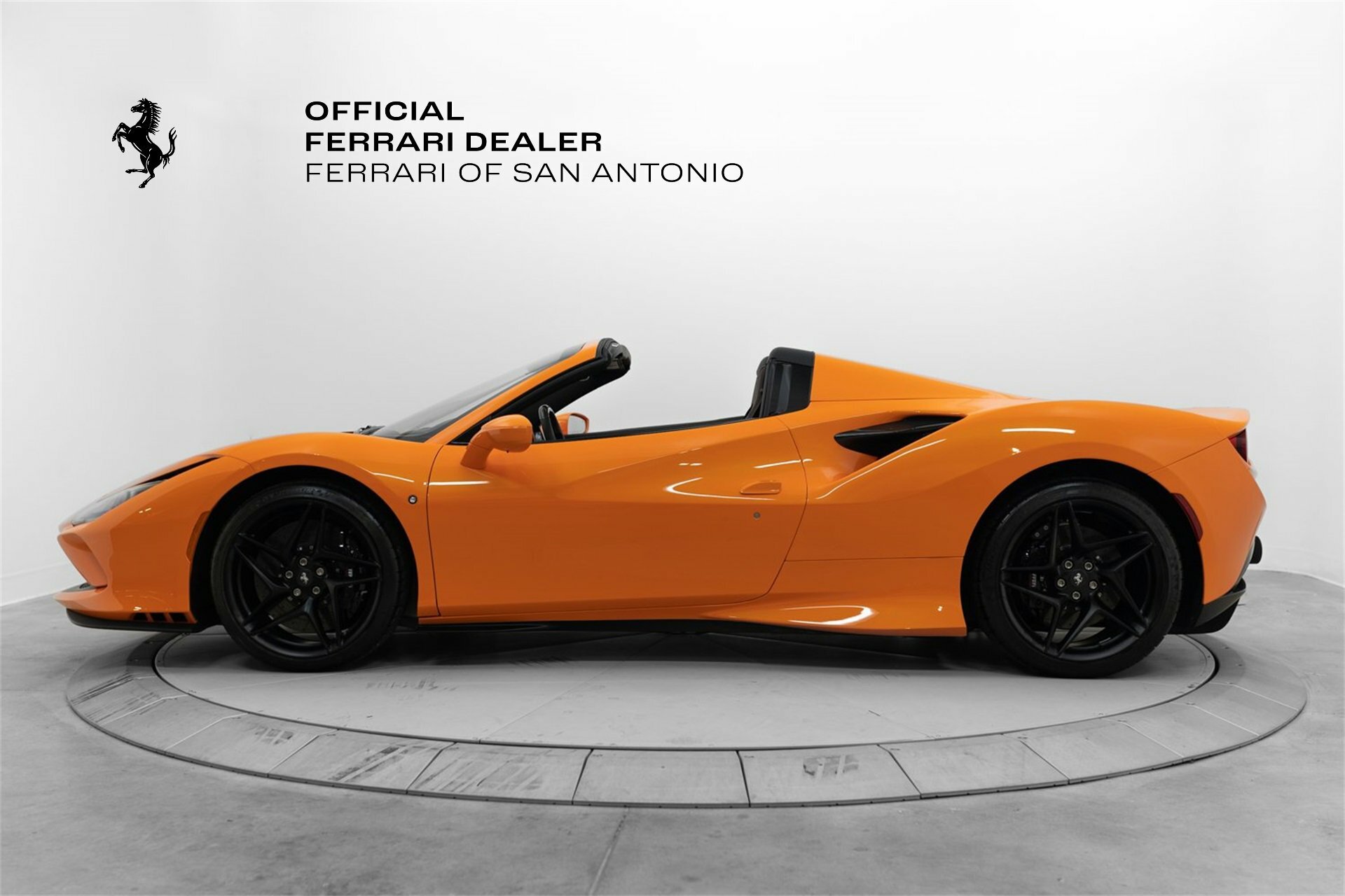 This Ferrari F8 Spider Was Custom Ordered In A Lamborghini Orange ...