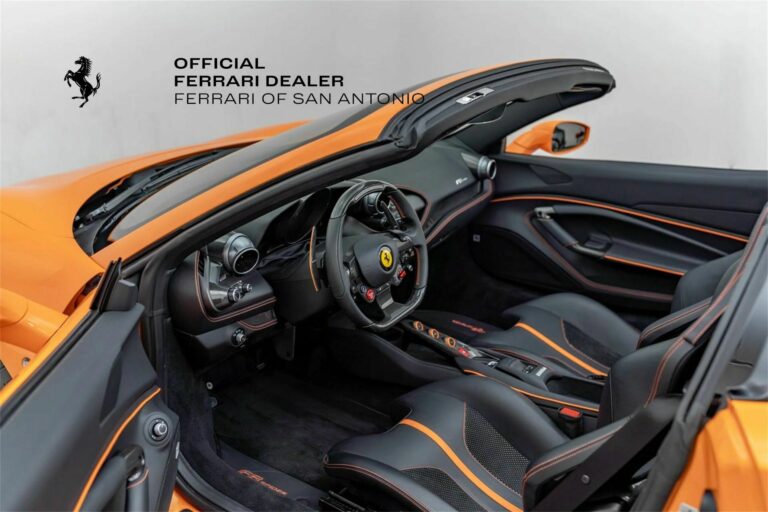 This Ferrari F8 Spider Was Custom Ordered In A Lamborghini Orange ...
