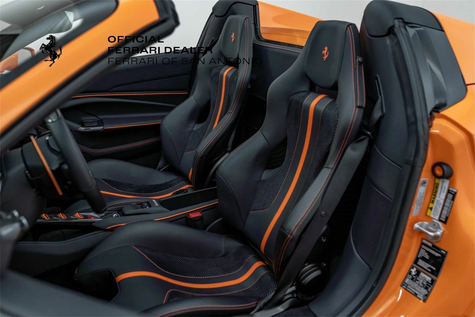 This Ferrari F8 Spider Was Custom Ordered In A Lamborghini Orange ...