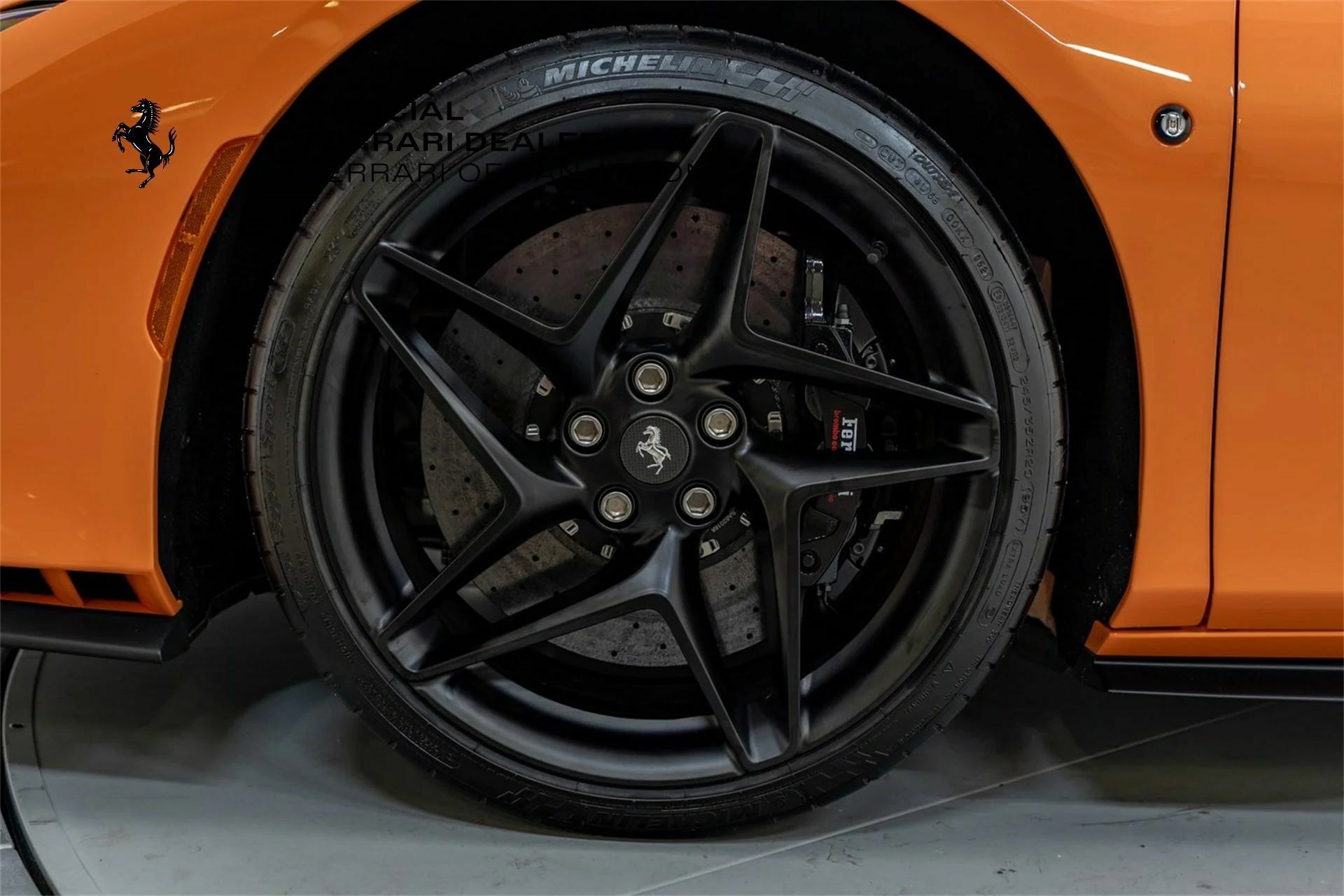 This Ferrari F8 Spider Was Custom Ordered In A Lamborghini Orange ...